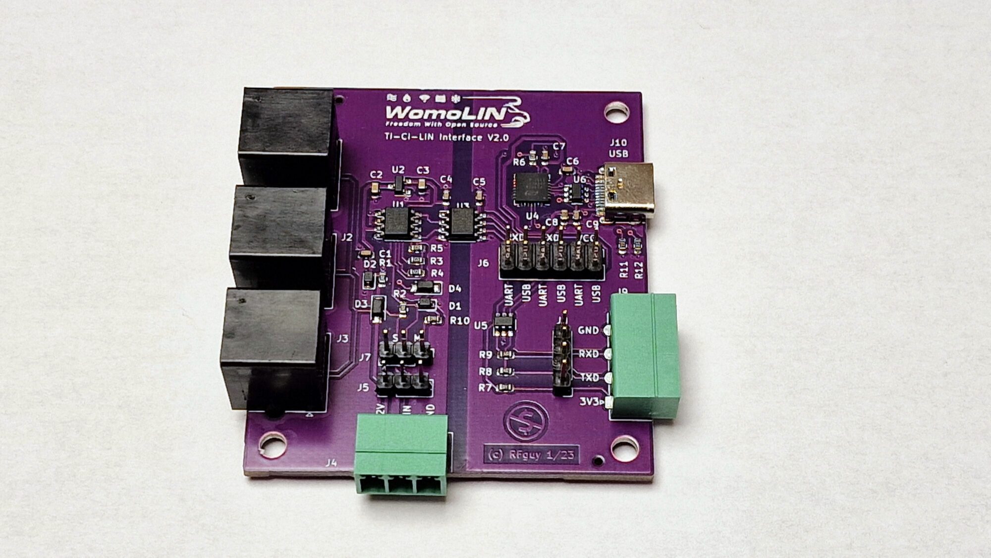 TI-CI-LIN Interface v2.0 – WomoLIN